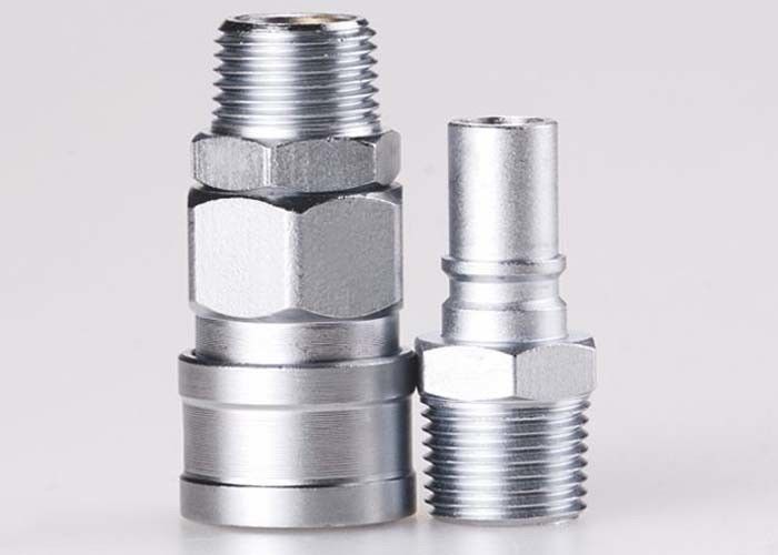 1.0 MPa Pneumatic Quick Disconnect Couplings , Medium Type Quick ...