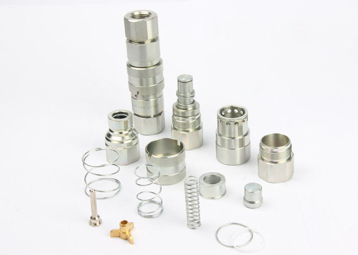 Water Applications Carbon Steel Flush Face Hydraulic Couplers 1/4 ...