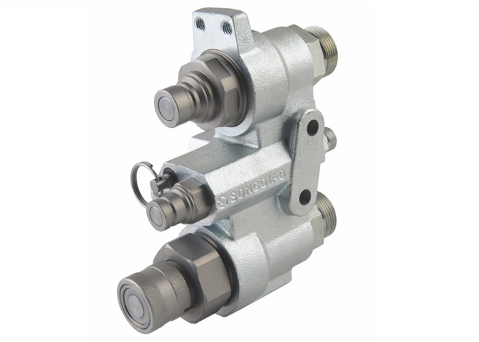 Easy Cleaning Flush Face Hydraulic Quick Couplers , Durable Parker Flat ...