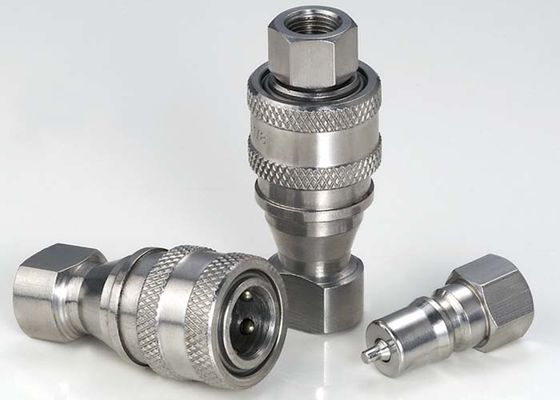 Stainless Steel Hydraulic Quick Connect Couplings Female Thread KZF ...