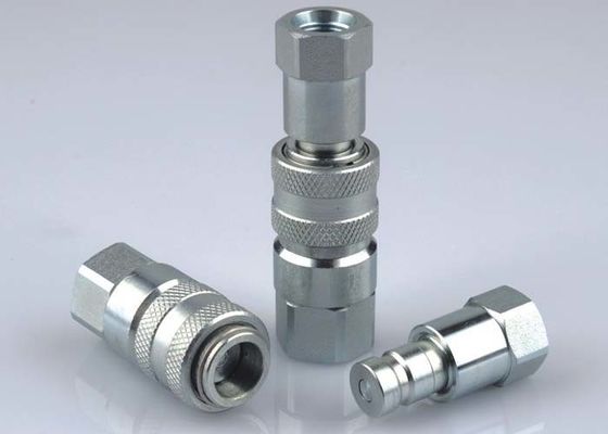 Safety Flush Face Hydraulic Quick Couplers , Wear - Resisting Quick ...