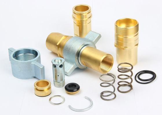 High Flow Threaded Quick Connect , Screw Connect Type KZE-BB Hydraulic ...
