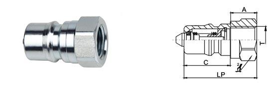 Parker 60 Series High Flow Hydraulic Quick Couplers For Construction ...